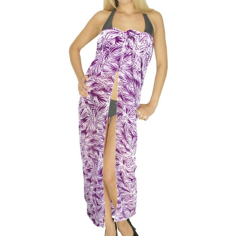 La Leela Women's Beach Cover Up Wraps Skirt Beachwear Coverups Long ...