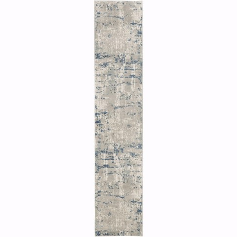 Nourison Concerto Modern & Contemporary Indoor Rug Ivory Grey Blue 2'2 ...