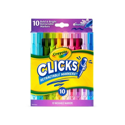Crayola 10ct Kids Broadline Markers - Bold And Bright : Target