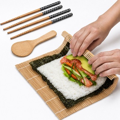 Farberware Pro Sushi 6-Piece Bamboo Set : Target