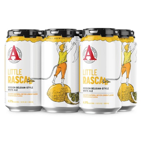 Avery Brewing Little Rascal Belgian Wit - 6pk/12 Fl Oz Cans : Target