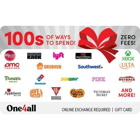 One4all gift card store