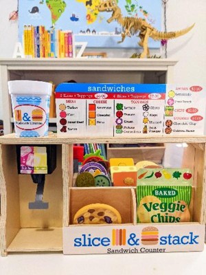 Melissa & Doug Slice & Stack Sandwich Counter : Target