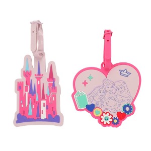 Disney Princesses Favorite Characters Molded Rubber Luggage Tags (Set ...
