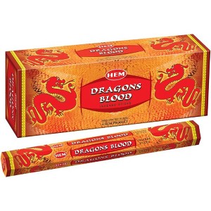 Hem Dragon's Blood Red Incense Sticks - 120 Stick Bulk Box (6 Inner ...