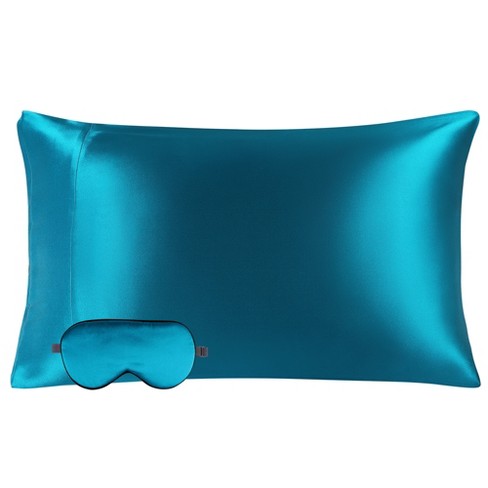 Piccocasa 19 Momme Envelope Closure Silk Pillowcase With Eye Cover ...