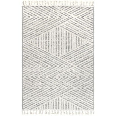 Nuloom Bevin Geometric 4x6 Indoor Area Rug For Living Room Bedroom ...