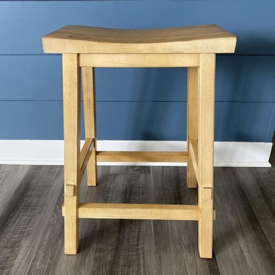 Halifax Farmhouse Wood Counter Height Barstool - Threshold™ : Target