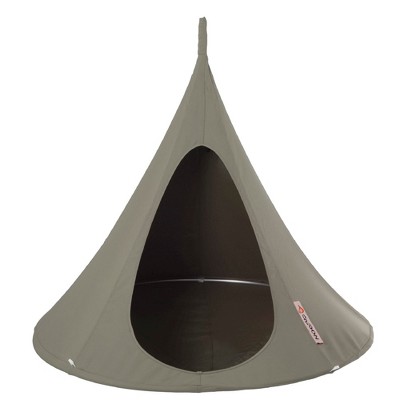 The Hamptons Collection 72” Brown Two Person Hanging Cacoon Chair With ...