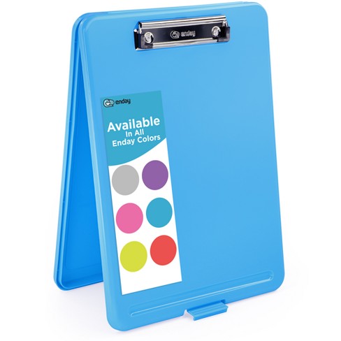Enday Translucent Clipboard Storage Case, Blue : Target