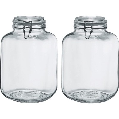 Amici Home Glass Hermetic Preserving Canning Jar Italian Made, Food ...