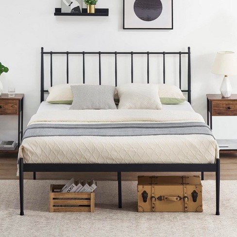 2024 New Bed Frames - 13" Metal Platform Bed Frame With Headboard : Target
