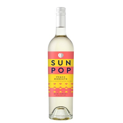 Sunpop Peach Moscato Wine - 750ml Bottle : Target