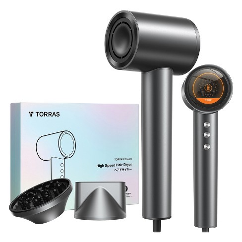 Torras® Stream 1,600-watt High-speed Hair Dryer (gray) : Target