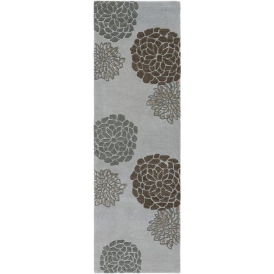 Soho Soh211 Hand Tufted Area Rug - Light Grey - 2'6"x12' - Safavieh ...