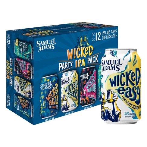 Sam Adams Wicked Hazy Party Pack - 12pk/12 Fl Oz Cans : Target