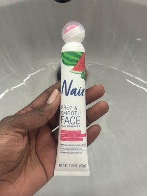 Nair Prep & Smooth Facial Hair Removal Cream For Women Hydrating - 1.76 ...