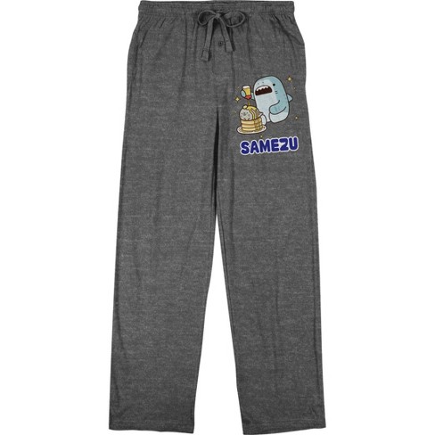 Samezu Shark Eating Pancakes With Cat On Top Men's Graphite Heather ...