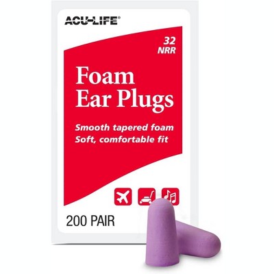 Ultra Soft Foam Ear Plugs - 50 Pair - Up & Up™ : Target