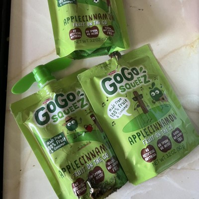 Gogo Squeez Applesauce, Apple Cinnamon - 3.2oz/12ct : Target