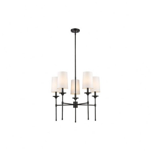 Z-lite Emily 5 - Light Chandelier In Brushed Nickel : Target