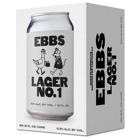 Ebbs Brewing Lager No. 1 - 6pk/12 Fl Oz Cans : Target