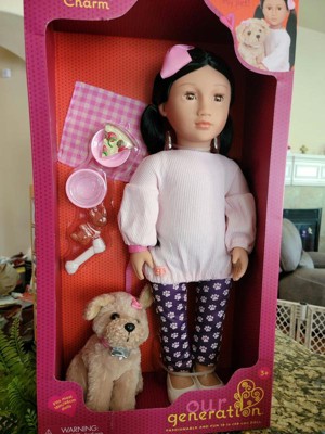 Our Generation Jin & Charm 18" Doll & Pet Set : Target