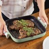 Kitchenaid 11" Enameled Cast Iron Square Grill And Roasting Pan ...