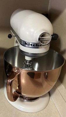 Kitchenaid 5qt 10-speed Stand Mixer With Copper Bowl Fresh Linen ...