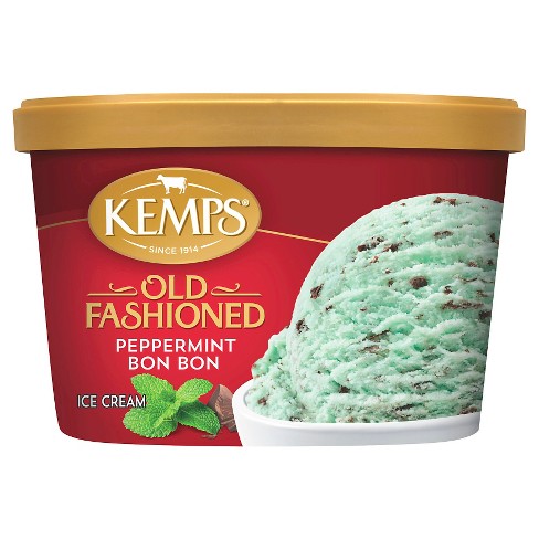 Kemps Peppermint Bon Bon Premium Ice Cream - 48oz : Target