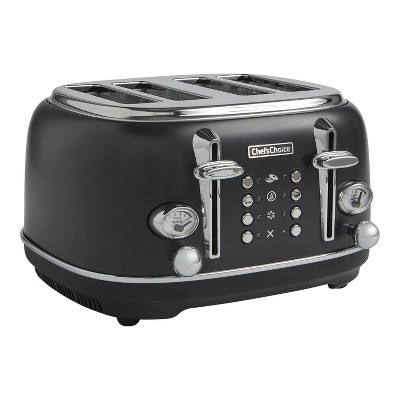 Commercial Chef Toaster With 2 Extra Wide Slots, 6 Settings, Cool Touch ...