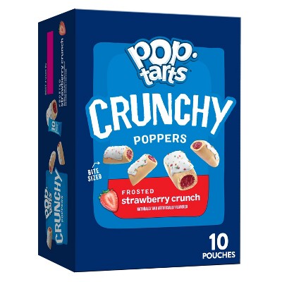 Pop-tarts Crunchy Poppers Frosted Strawberry Crunch - 10ct / 10oz : Target