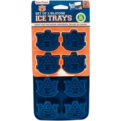 Masterpieces Fanpans 2-pack Silicone Ice Cube Trays - Ncaa Auburn ...