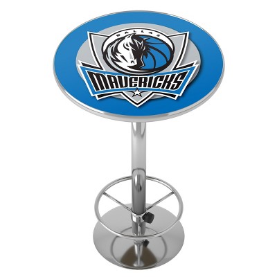 Dallas Mavericks Logo Bar Table With Footrest : Target