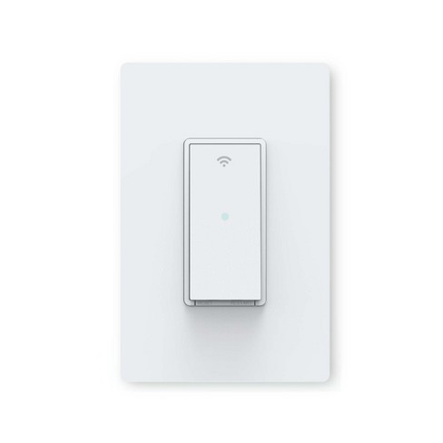 Simply Conserve Single-pole Smart Home Push Button Light Switch With Wi ...