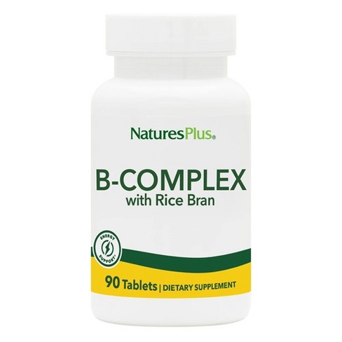 Nature's Plus B Complex With Rice Bran 90 Tablet : Target