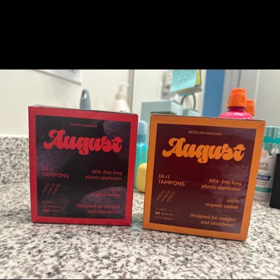 Its August Organic Regular Tampons - 16pk : Target