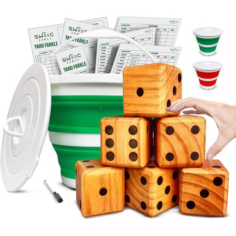 Swooc | Yardzee, Farkle & 20+ Games - Dice Set : Target