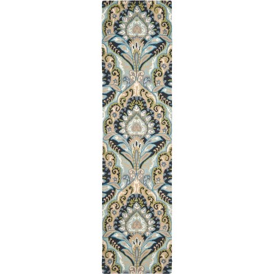 Chatham Cht734 Hand Tufted Runner Rug - Blue/ivory - 2'3"x11 ...