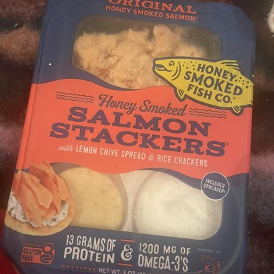 Honey Smoked Fish Co. Salmon Stackers Original - 3oz : Target