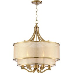 Possini Euro Design Black Burnished Brass Mini Pendant Light 9 3/4 ...