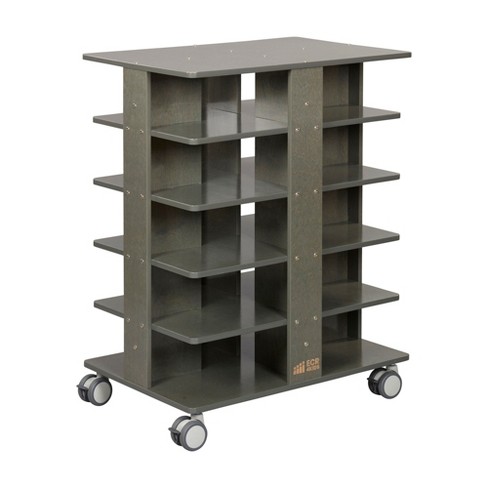 Ecr4kids 20-compartment Mobile Storage Tower, 5x4, Grey Wash : Target