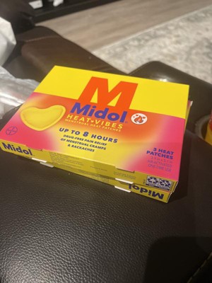 Midol Heat Vibes Menstrual Pain Relief Heat Patches For Menstrual ...