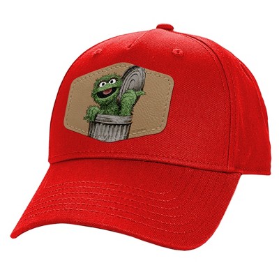 Sesame Street Vintage Oscar The Grouch 5 Panel Structured Baseball Cap ...