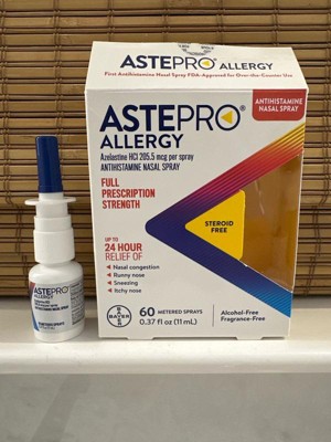 Astepro Azelastine Hydrochloride Allergy Steroid Free Antihistamine ...