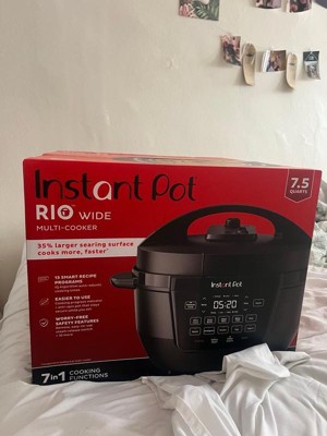 Instant Pot Rio Wide 7.5qt 7-in-1 Electric Pressure Cooker & Multi ...