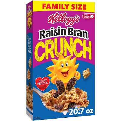 Kellogg's Blueberry Bran Crunch Oat Clusters Breakfast Cereal - 21.4oz ...