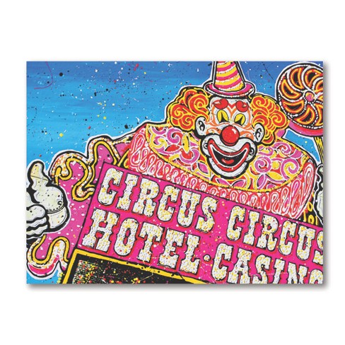 Courtside Market Vegas Circus Circus 30x40 Gallery-wrapped Canvas : Target