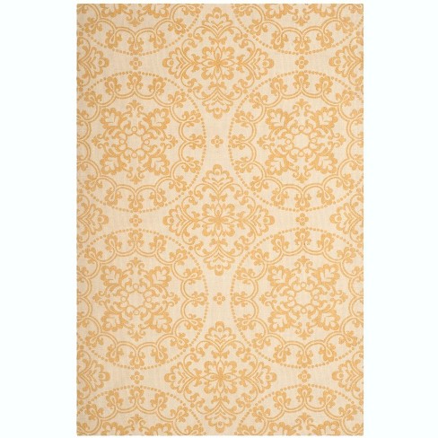 Cedar Brook Cdr262 Hand Loomed Area Rug Natural / Gold 4' X 6 ...