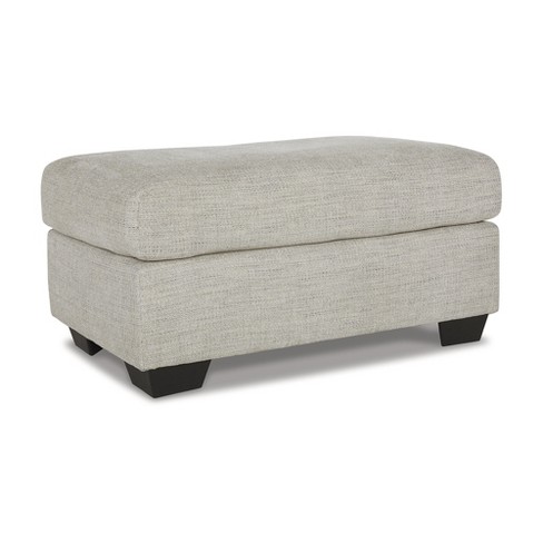 Signature Design By Ashley Contemporary Vayda Ottoman, Pebble : Target